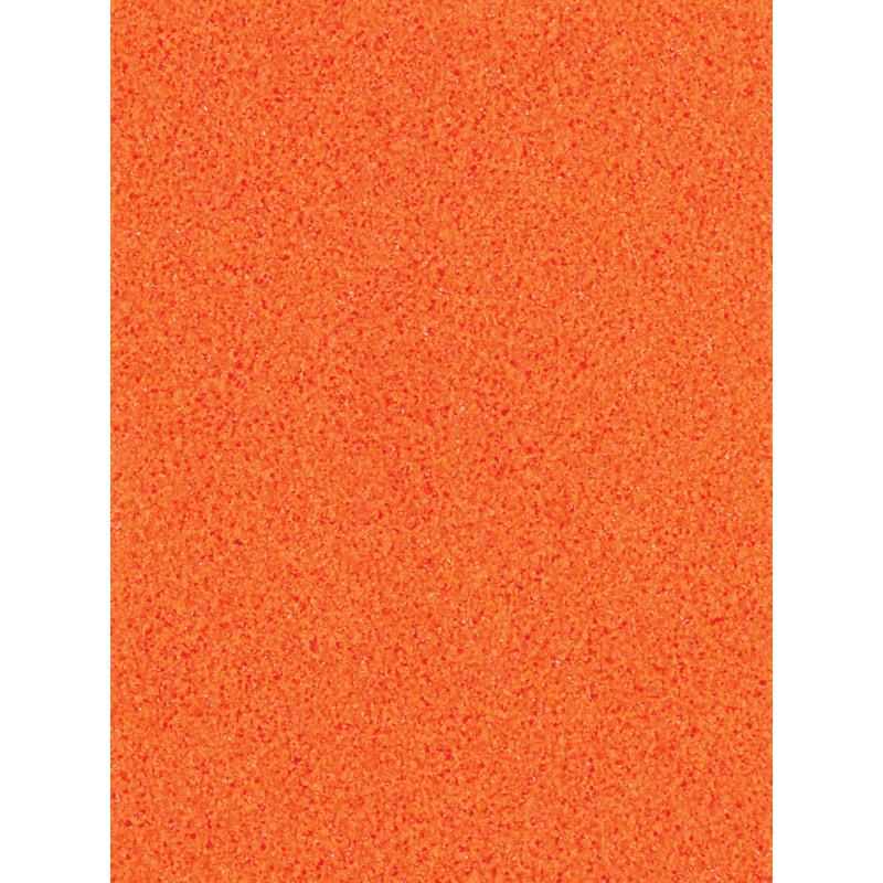 Mousse fine 3 po (76 mm) x 4 po (102 mm), orange vif